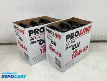Repocast.com® | Lot of (6) Gal ProLine 15w-40 Motor Oil