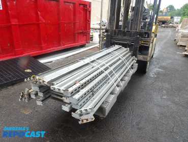 Repocast.com® | Pallet Racking, (6) uprights, 6’ x 18”...