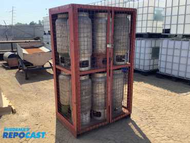 Repocast.com® | Metal propane storage rack...