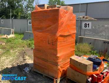 Repocast.com® | Large skid lot of uline shoe and boot...
