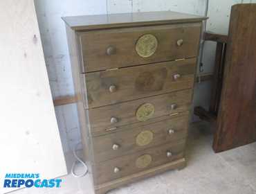 Repocast.com® | Dresser with fold down drawer fronts