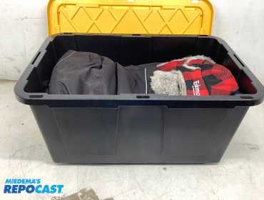 Repocast.com® | Black storage bin w/ Eskimo Ice...