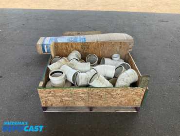 Repocast.com® | Crate of PVC Pipe Elbow Connectors ...
