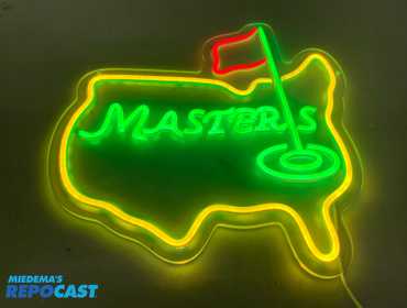 Repocast.com® | Masters Golf neon lights