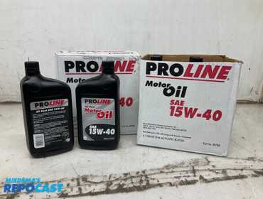 Repocast.com® | Lot of (12)qts Proline 15W-40 Motor...