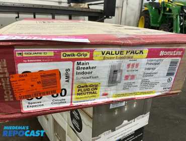 Repocast.com® | Square D Home Line Indoor Main Breaker...