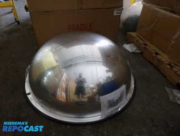Repocast.com® | Lot of (3) Fred Silver; Fill dome...