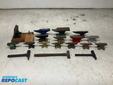 Repocast.com® | Lot of (15) miniature toy anvils (one...