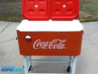 Repocast.com® | Rolling Party Cooler Coca Cola Holds...