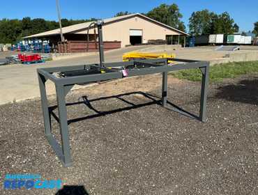 Repocast.com® | Steel Frame / Stand, top is 44”x102-3...