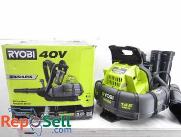 Reposell.com | Ryobi 40V Backpack Blower with Battery ...