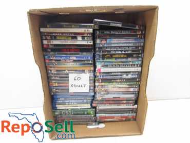 Reposell.com | Lot of (60) DVD's