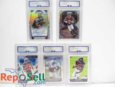 Reposell.com | (5) NFL Rookie Graded Cards