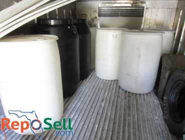 Reposell.com | (7) Plastic Drum Storage Containers