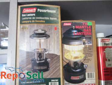 Reposell.com | (2) Coleman Lanterns and (2) Cans of Fuel