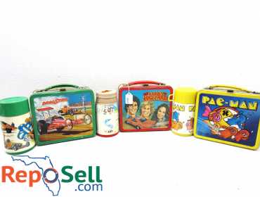 Reposell.com | (3) Vintage Lunch boxes: Drag Strip,...