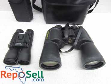 Reposell.com | (2) Bushnell Binoculars with Cases