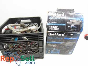 Reposell.com | Die Hard Battery/Charger And Crate Of...