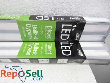 Reposell.com | (2) 4' LED Ballast Bypass or Direct