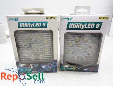 Reposell.com | (2) New Utility LED 12-24V Worklamps
