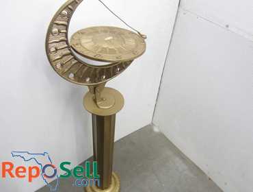 Reposell.com | Metal Sundial Stand and Face 40"H