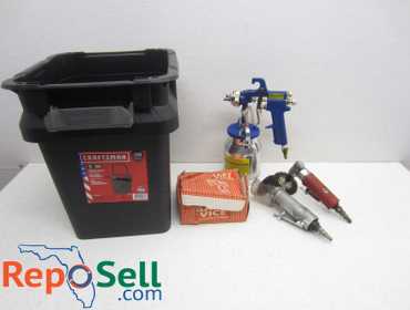 Reposell.com | Bucket Of Tools: Baby Vise, Paint...