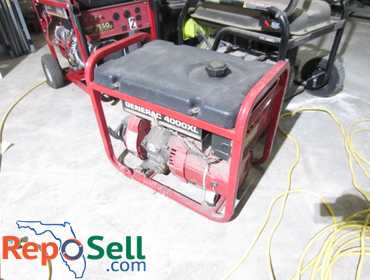 Reposell.com | Generac 4000 Watt Generator (Has...