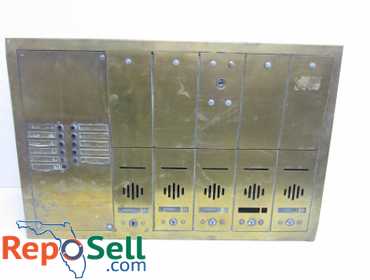 Reposell.com | Brass Lobby Mailbox Intercom System