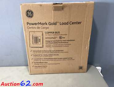 Auction62.com | GE PowerMark Gold 125 Amp 14-Space 24...