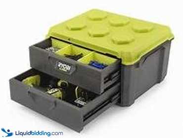 LiquidBidding | RYOBI LINK 2-Drawer Modular Tool Box....