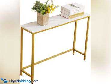LiquidBidding | loglus Console Table for Entryway,...