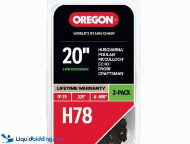 LiquidBidding | H78 2-Pack Chainsaw Chain for 20in....