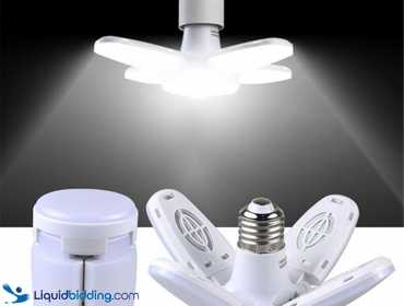 LiquidBidding | Folding Deformable Mini LED Light Bulb...