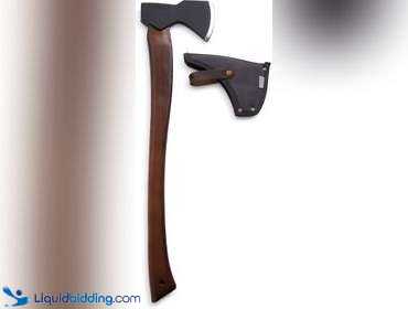 LiquidBidding | Barebones Felling Axe - Carbon Steel...
