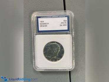 LiquidBidding | *FLINT,MI.* GRADED COIN! 1964...