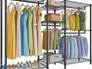 LiquidBidding | *Flint, MI* VIPEK V6 Wire Garment Rack...