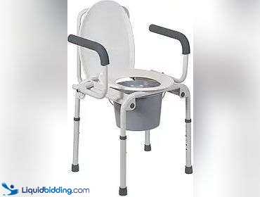 LiquidBidding | DMI Heavy Duty Drop-Arm Welded Commode...