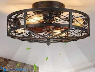 LiquidBidding | *Flint, MI* 20" Caged Farmhouse Flush...