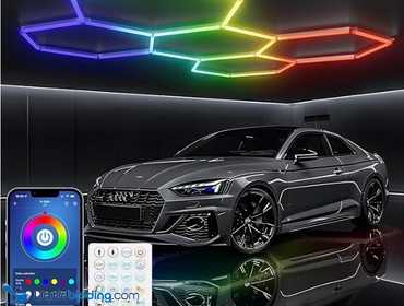 LiquidBidding | *Flint, MI* RGB Hexagon Lights