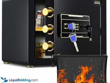 LiquidBidding | ADIMO Home Safe Box, 1.2 Cubic Feet...