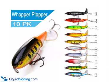 LiquidBidding | Lot of 10 Whopper Plopper Top Water...