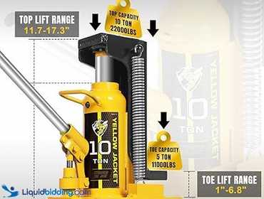LiquidBidding | YELLOW JACKET Toe Jack 5 Ton Toe/ 10...