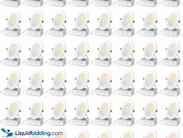 LiquidBidding | Amico 48 Pack 4 Inch 5CCT Ultra-Thin...