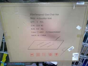 LiquidBidding | *Flint, MI* Tempered Glass Chair Mat,...