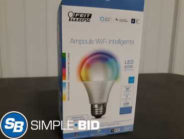 SimpleBid Inc. | Feit Electric Smart WiFi 60-Watt...