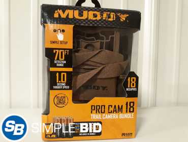 SimpleBid Inc. | Muddy Pro Cam 18 Trail Camera Bundle ...