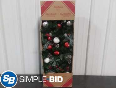 SimpleBid Inc. | CG Hunter Garland - 9 Ft Pre-Lit - 90...