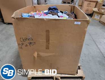 SimpleBid Inc. | Gaylord of Various Clothes, Shoes and...