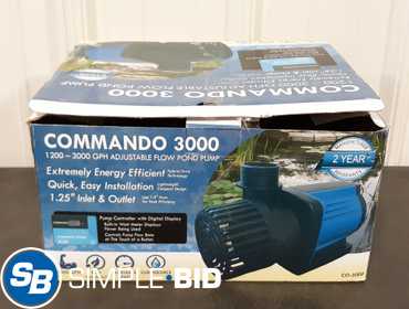 SimpleBid Inc. | Commando 3000 - 1200-3000 GPH...