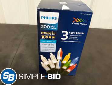 SimpleBid Inc. | Philips 200 Mini Lights - 3 Lighting...